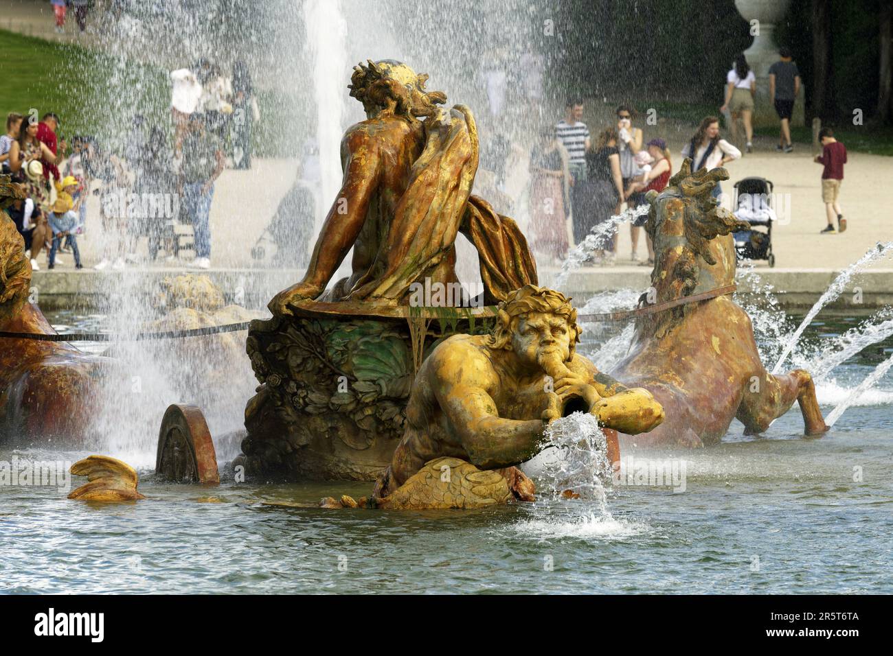 France, Yvelines, Versailles, park of the Palace of Versailles ...