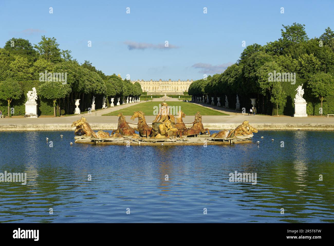 France, Yvelines, Versailles, park of the Palace of Versailles ...