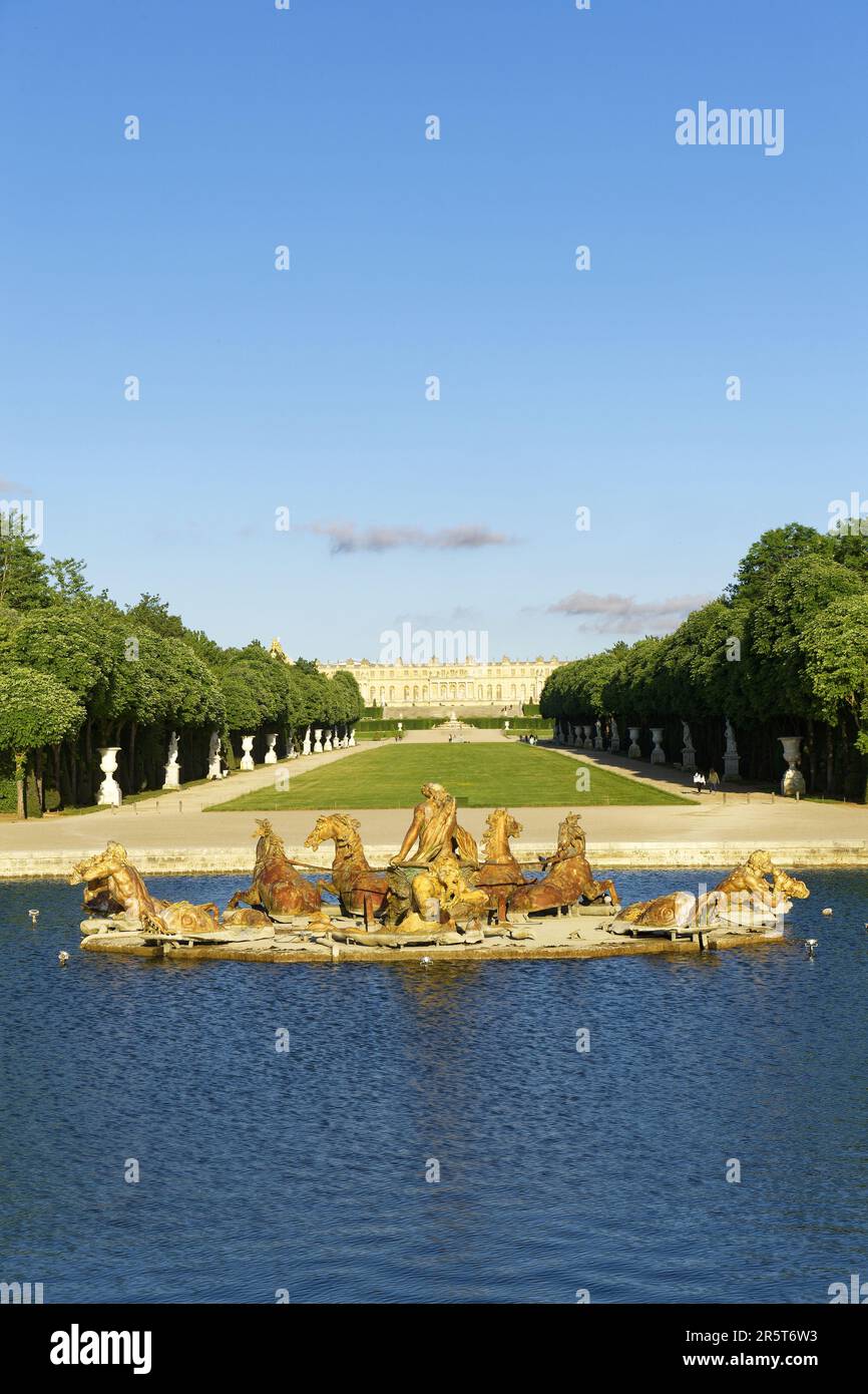 France, Yvelines, Versailles, park of the Palace of Versailles ...