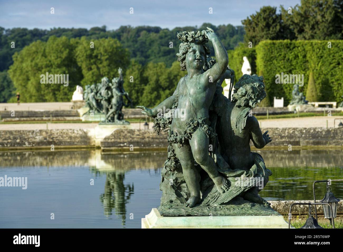 France, Yvelines, Versailles, park of the Palace of Versailles ...