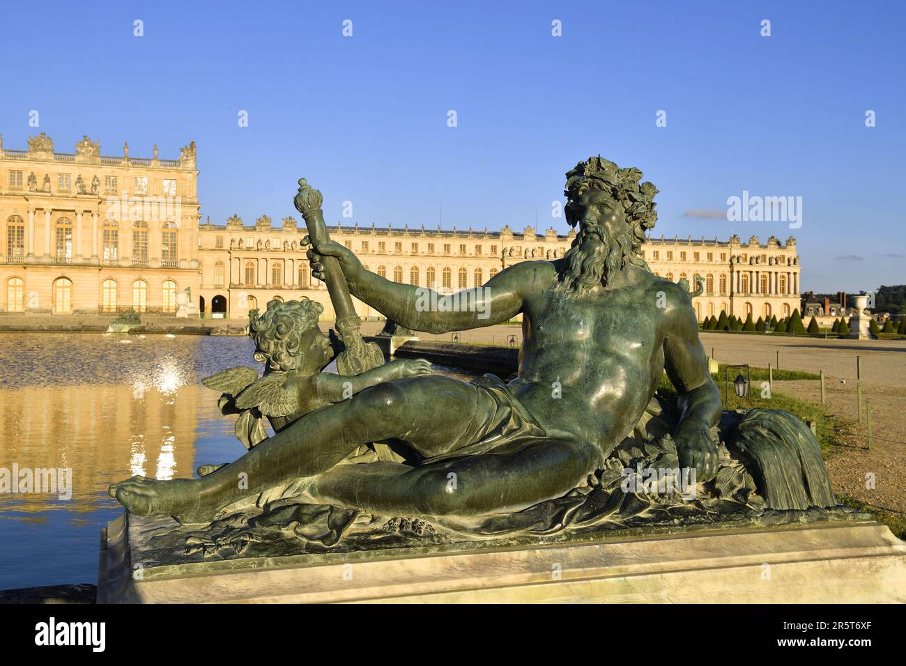 France, Yvelines, Versailles, park of the Palace of Versailles ...