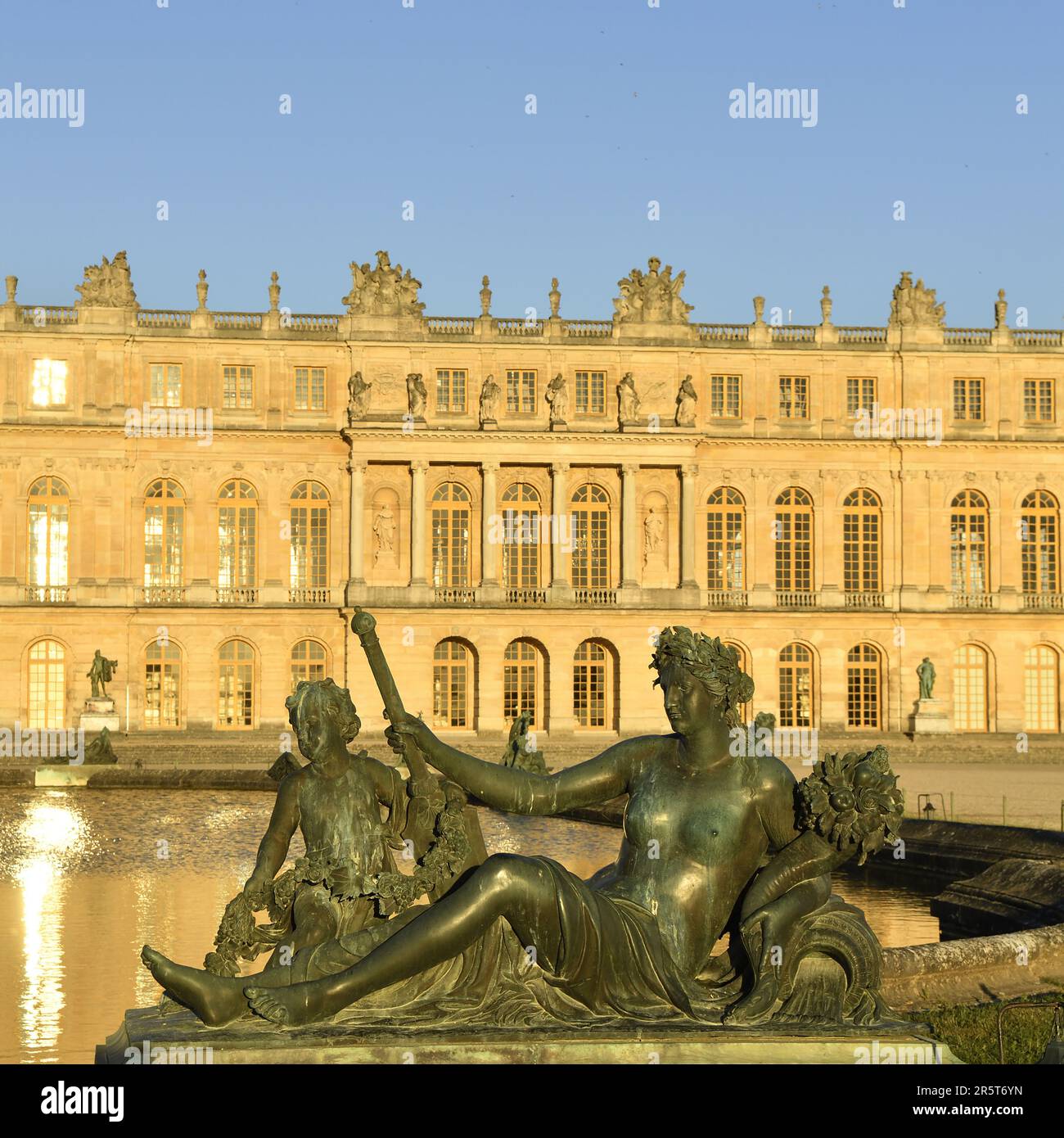 France, Yvelines, Versailles, park of the Palace of Versailles ...