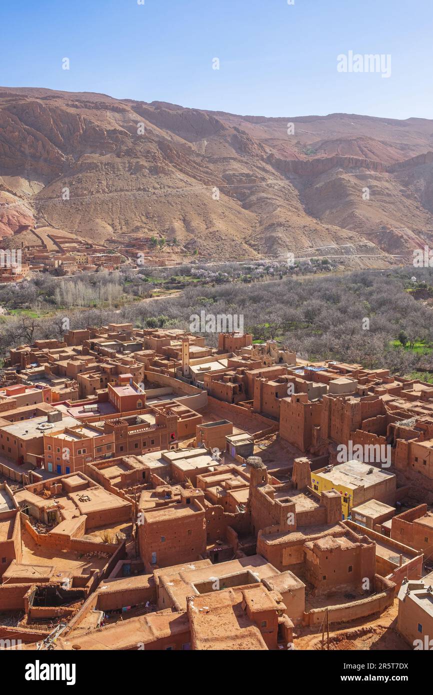 Morocco, Roses Valley, village of Bou Tharar Stock Photo - Alamy