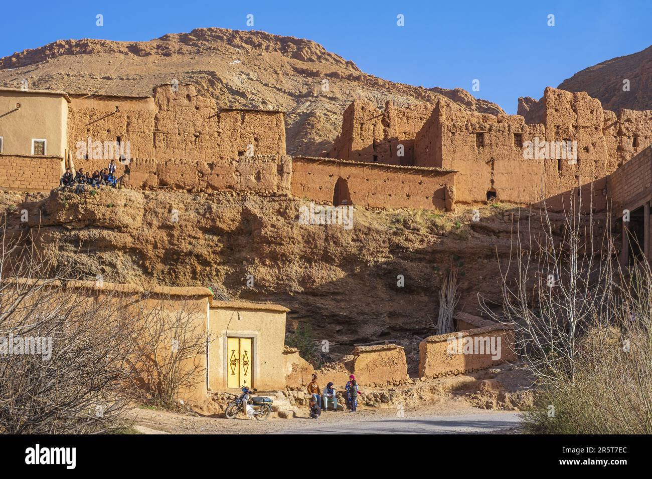Morocco, Roses Valley, village of Bou Tharar Stock Photo - Alamy