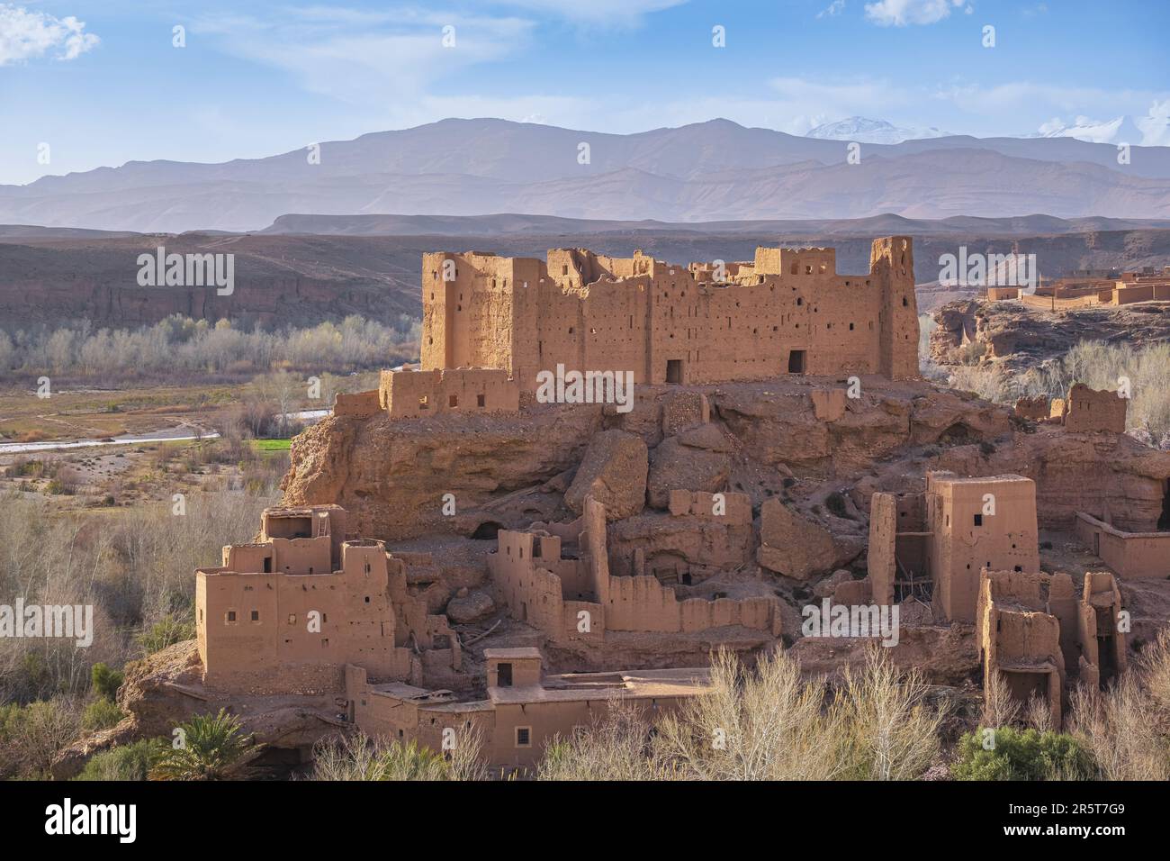Morocco, Roses Valley, surroundings of El Kelaâ M'Gouna, Kasbah Mirna ...