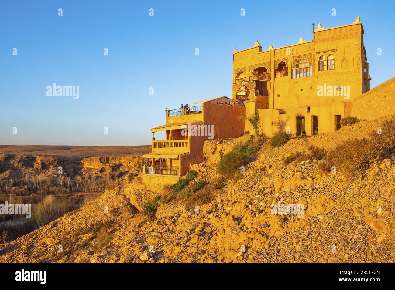 Morocco, Roses Valley, surroundings of El Kelaâ M'Gouna, the guest ...