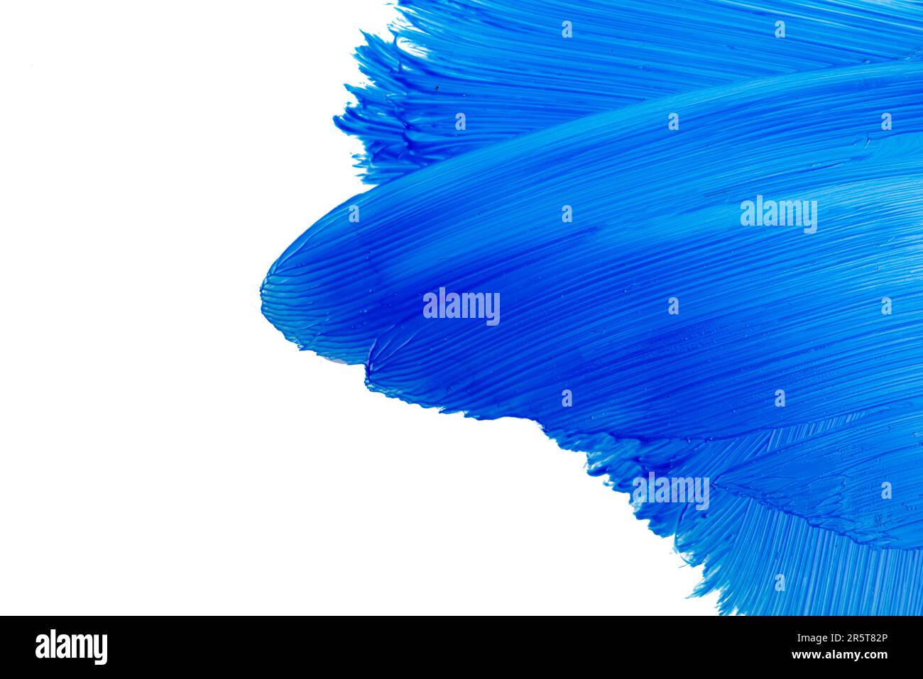 Oil Paint smudge isolated on white background Stock Photo - Alamy