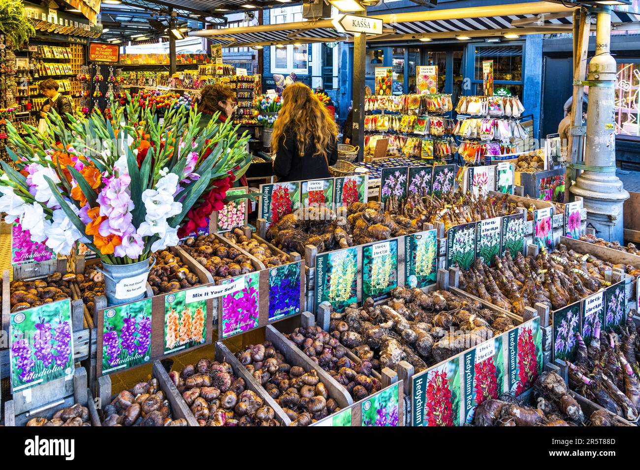 Netherlands Northern Holland Province Amsterdam The Bloemenmarkt Is