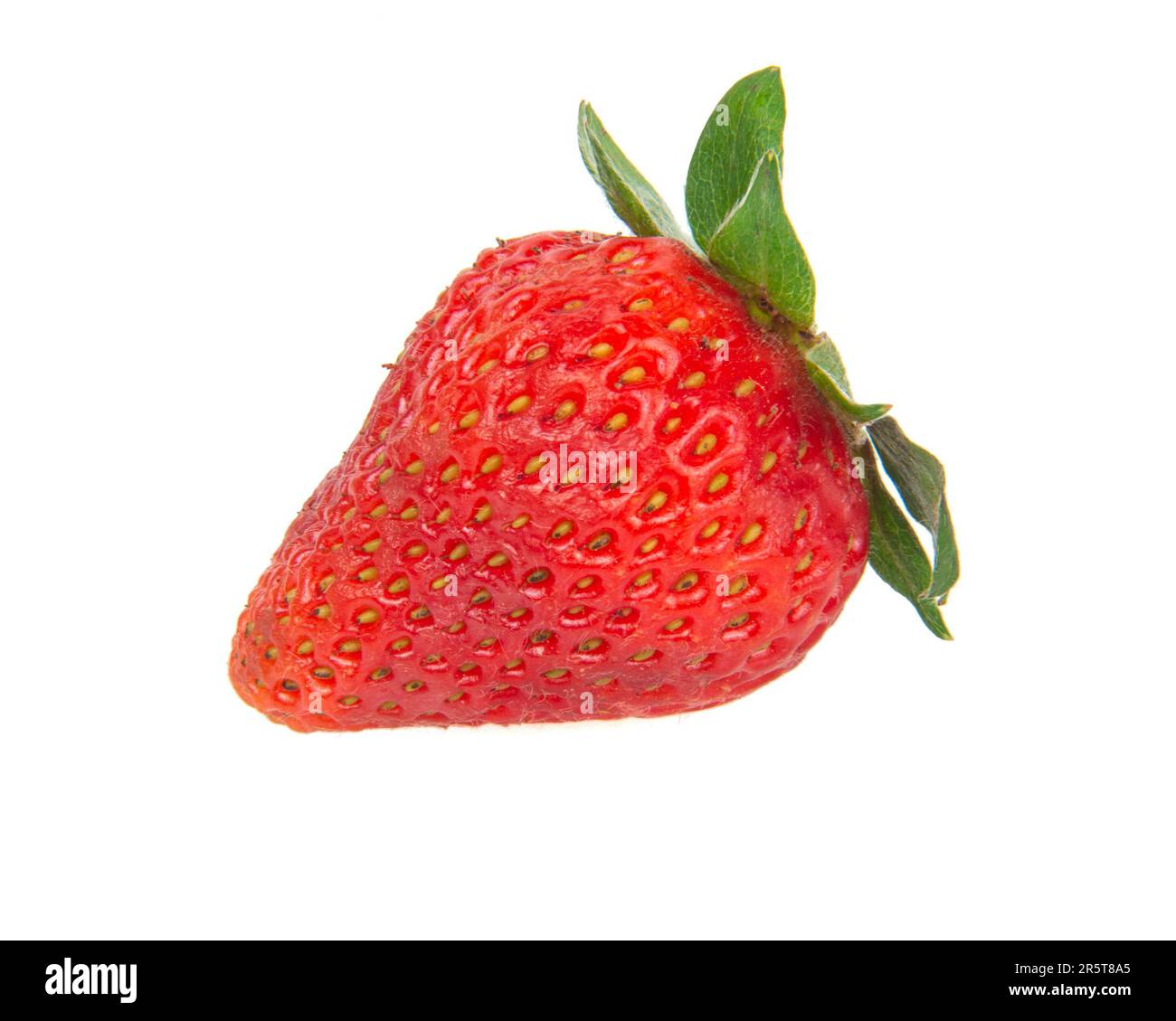 Strawberry isolated on white background. Clipping Path Stock Photo - Alamy