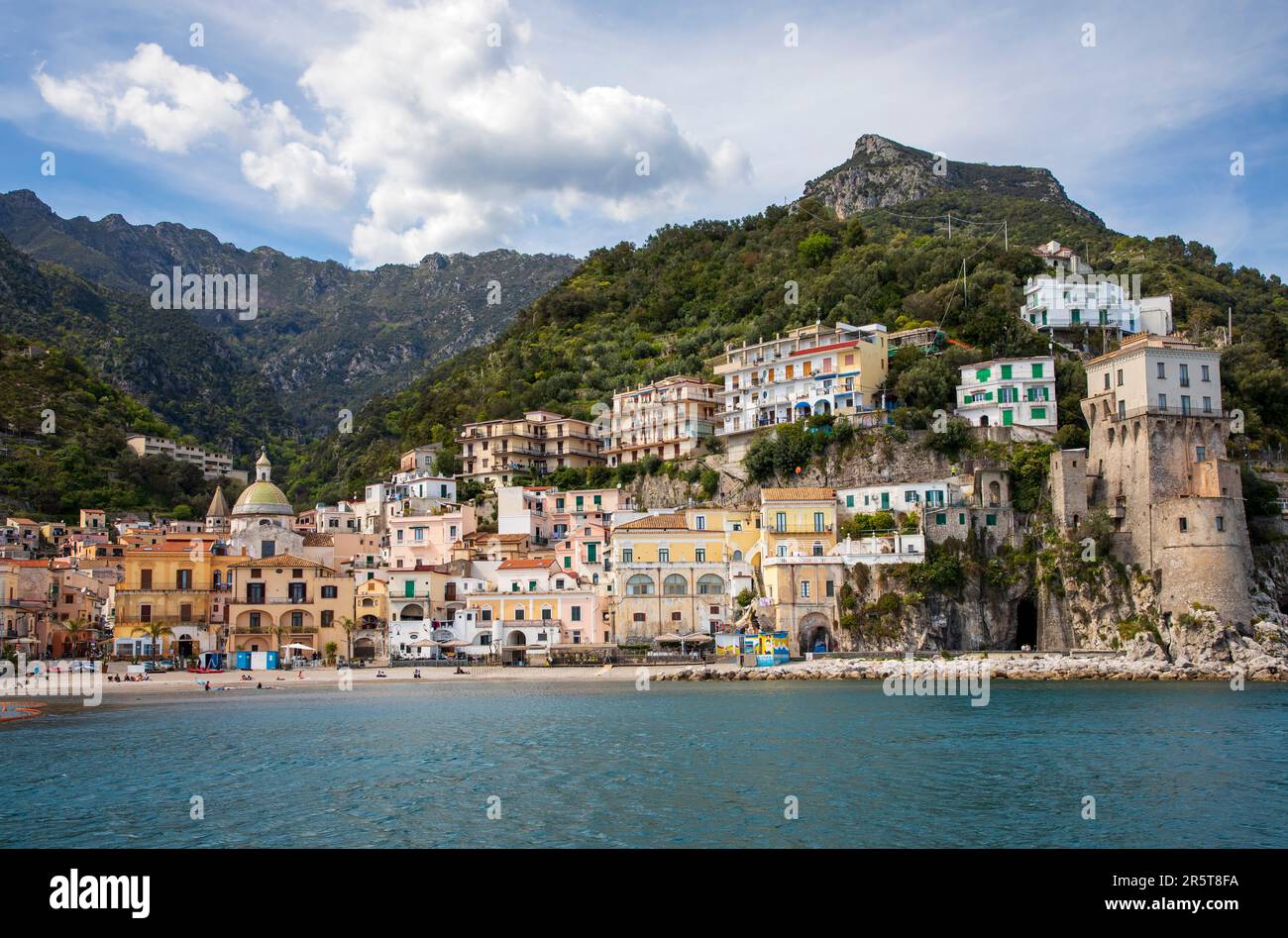 CETARA ITALY - APRIL 27th 2023: Cetara is a traditional fishing village ...