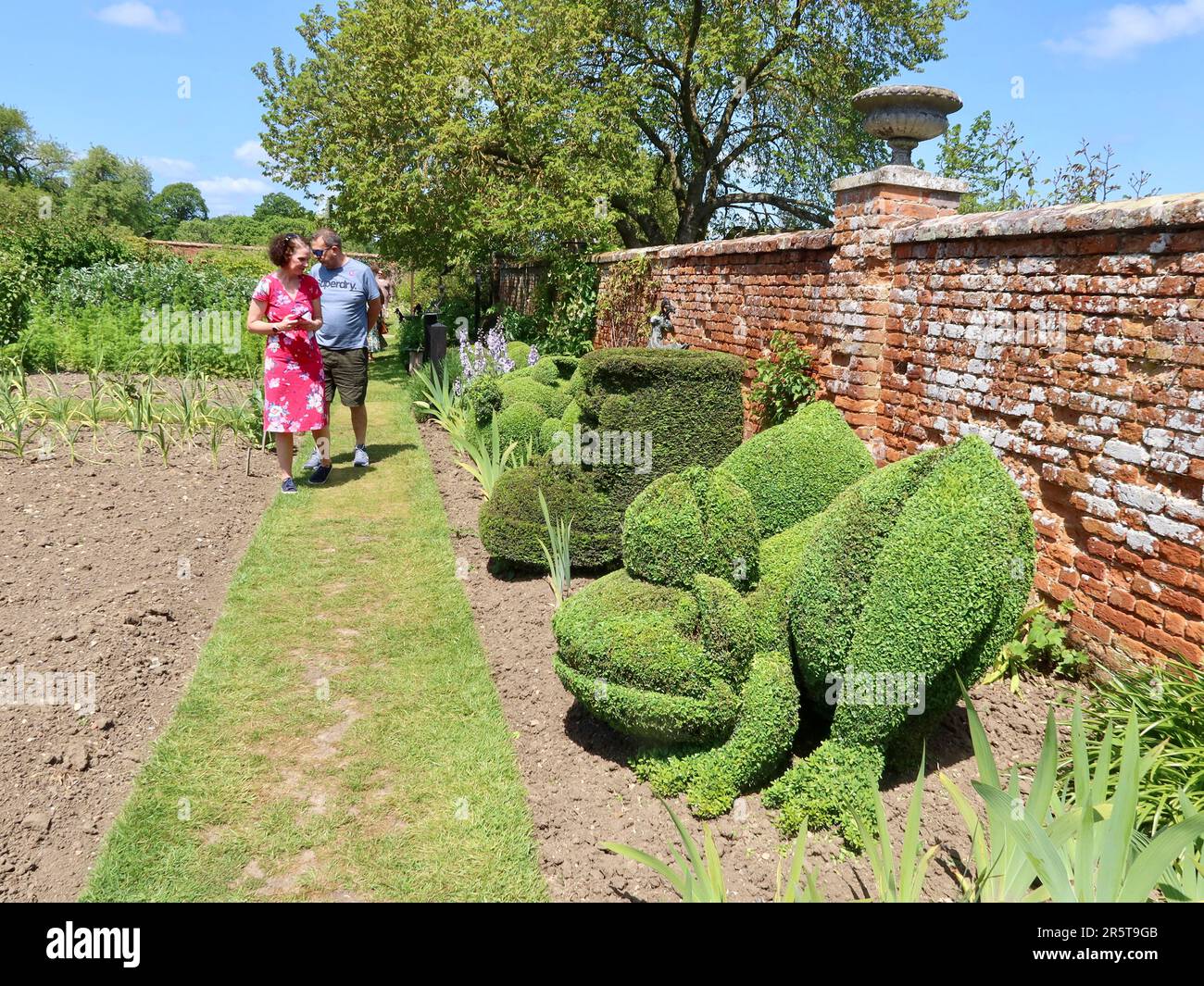 Stowmarket, Suffolk - 4 June 2023 : Helmingham Hall, Art and gardens on ...