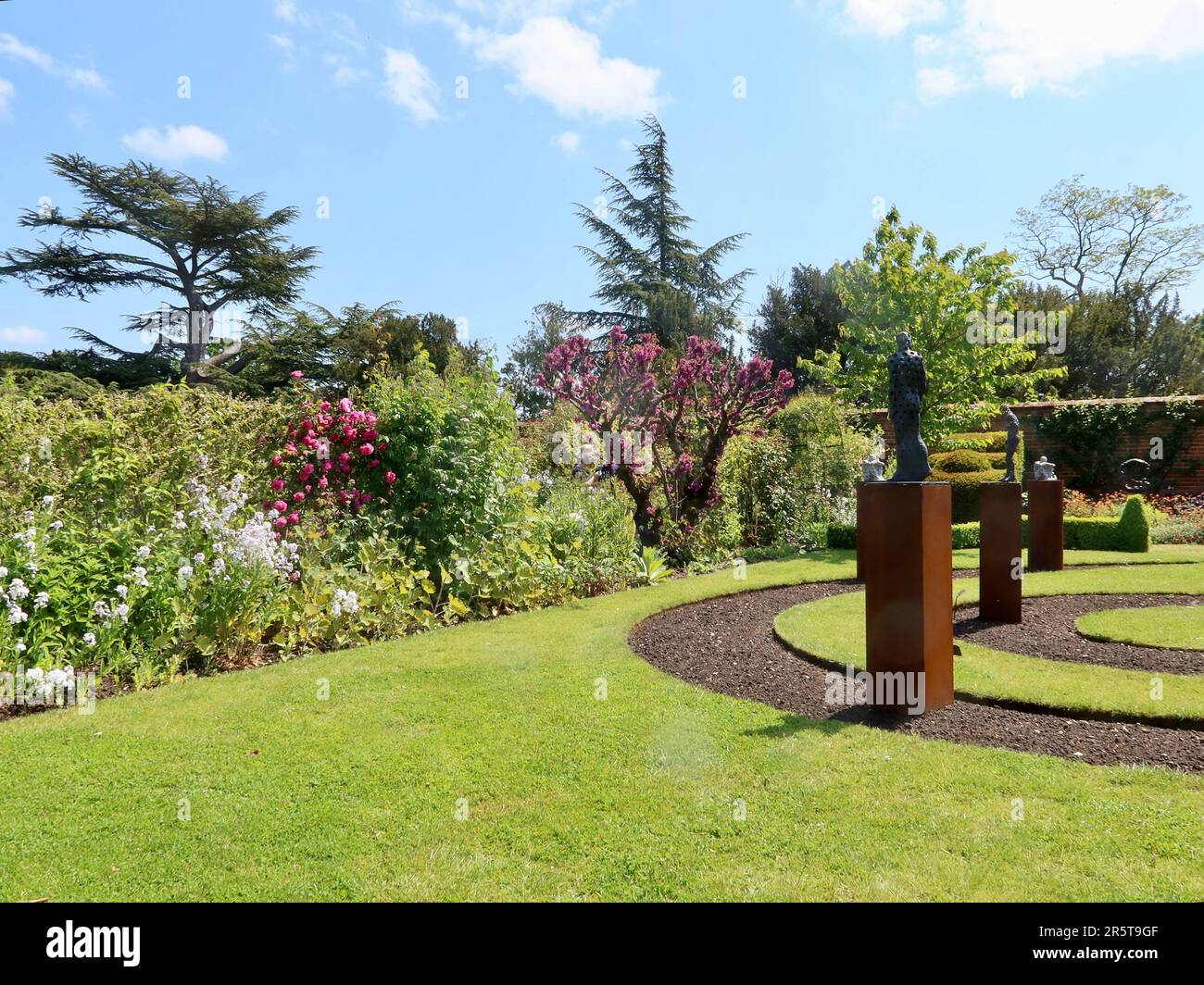 Stowmarket, Suffolk - 4 June 2023 : Helmingham Hall, Art and gardens on ...