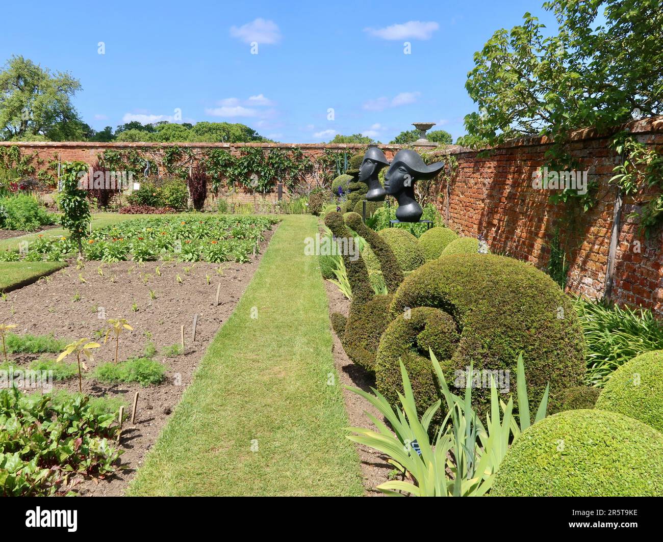Stowmarket, Suffolk - 4 June 2023 : Helmingham Hall, Art and gardens on ...