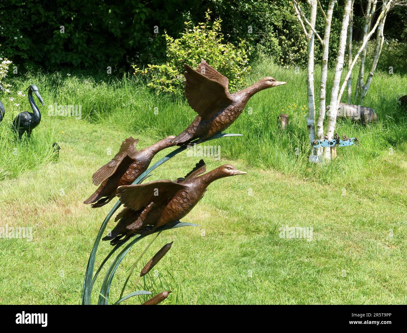 Stowmarket, Suffolk - 4 June 2023 : Helmingham Hall, Art and gardens on ...