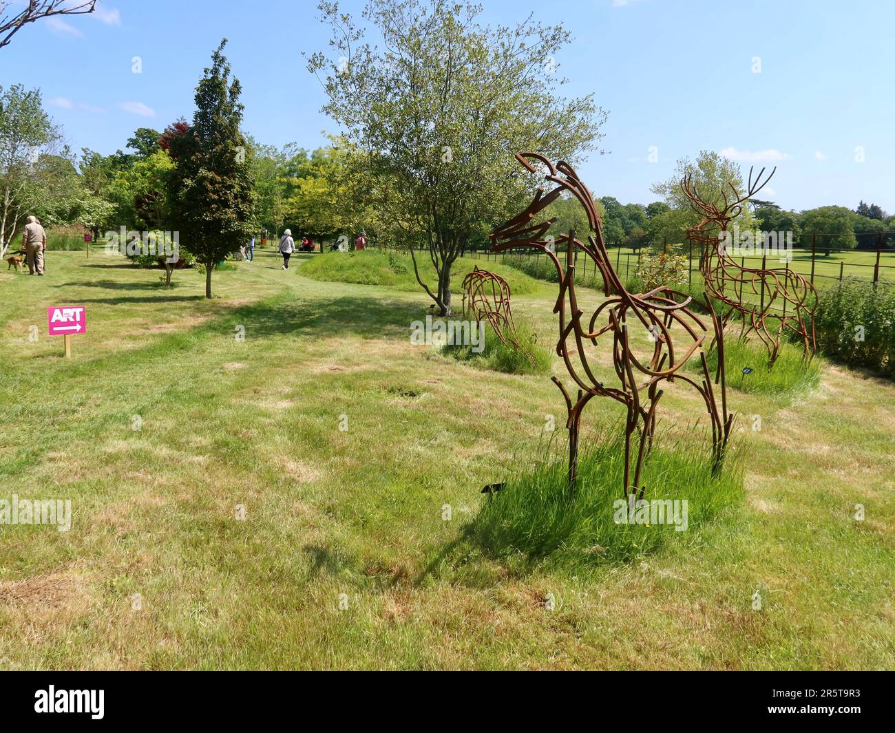 Stowmarket, Suffolk - 4 June 2023 : Helmingham Hall, Art and gardens on ...