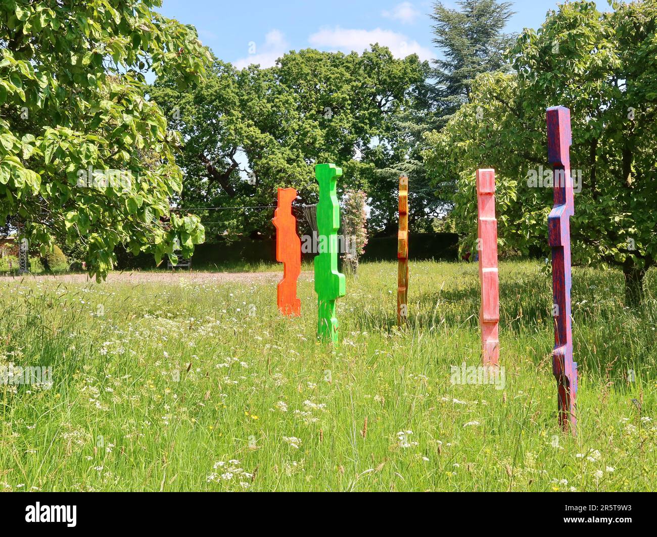 Stowmarket, Suffolk - 4 June 2023 : Helmingham Hall, Art and gardens on ...
