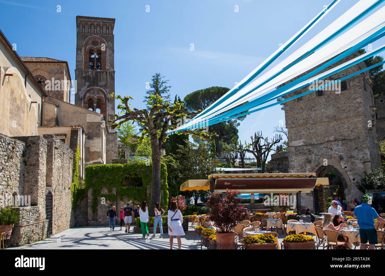 RAVELLO, ITALY - APRIL 29th 2023: Ravello is a resort town set 365 ...