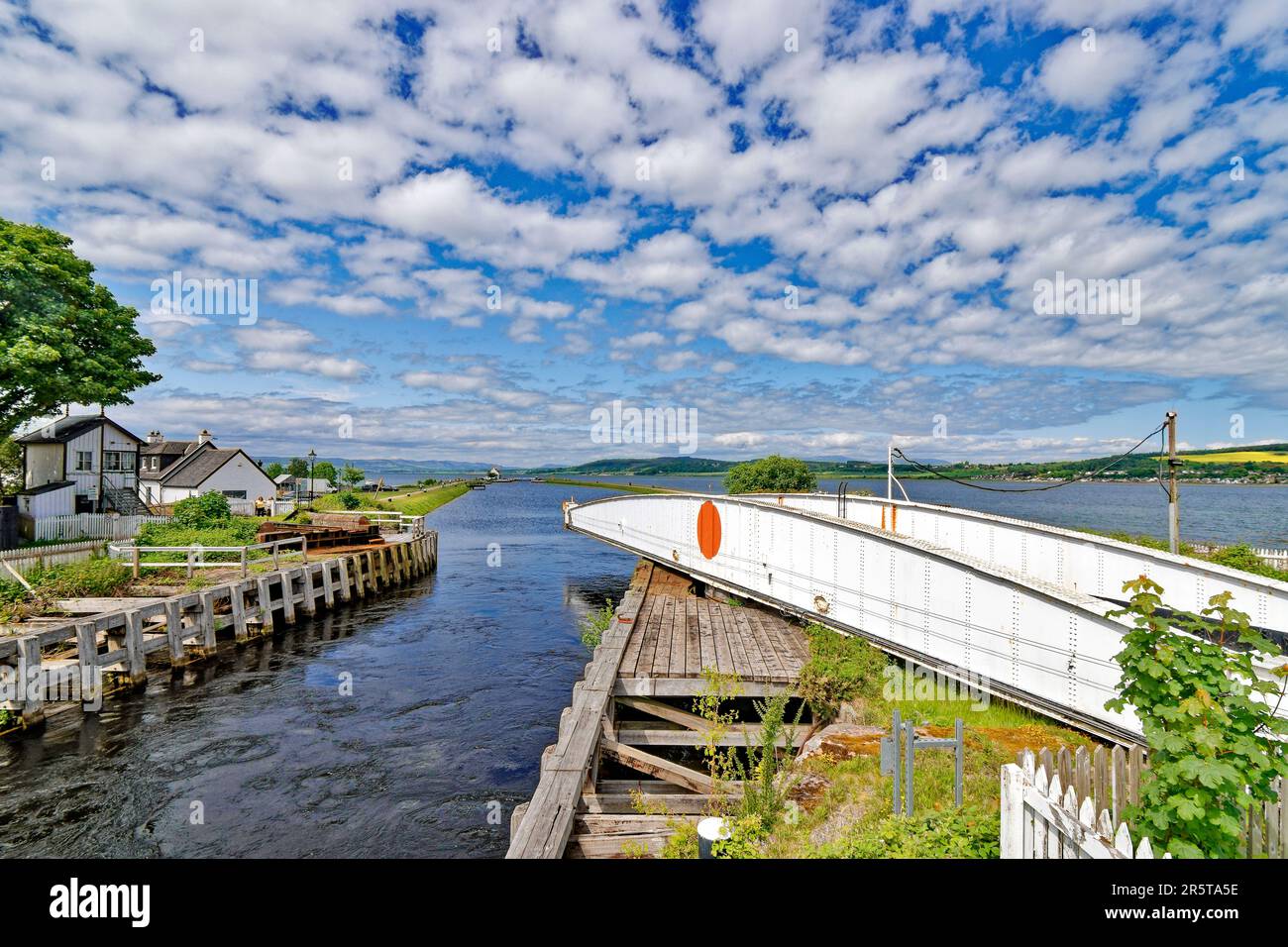 Inverness Scotland ScotRail the Clachnaharry Railway Swing Bridge ...