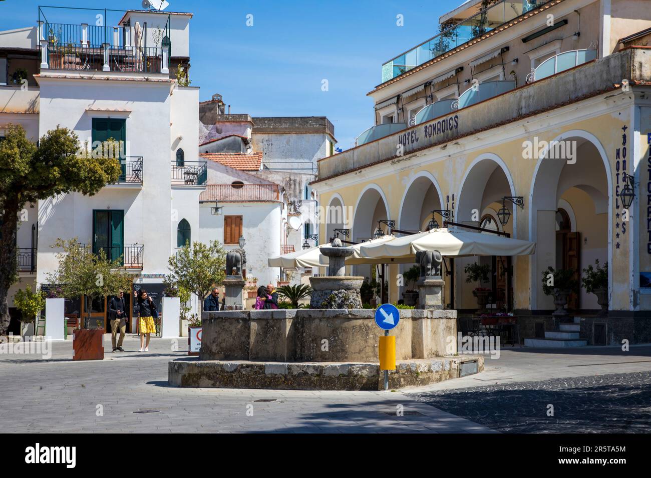RAVELLO, ITALY - APRIL 29th 2023: Ravello is a resort town set 365 ...