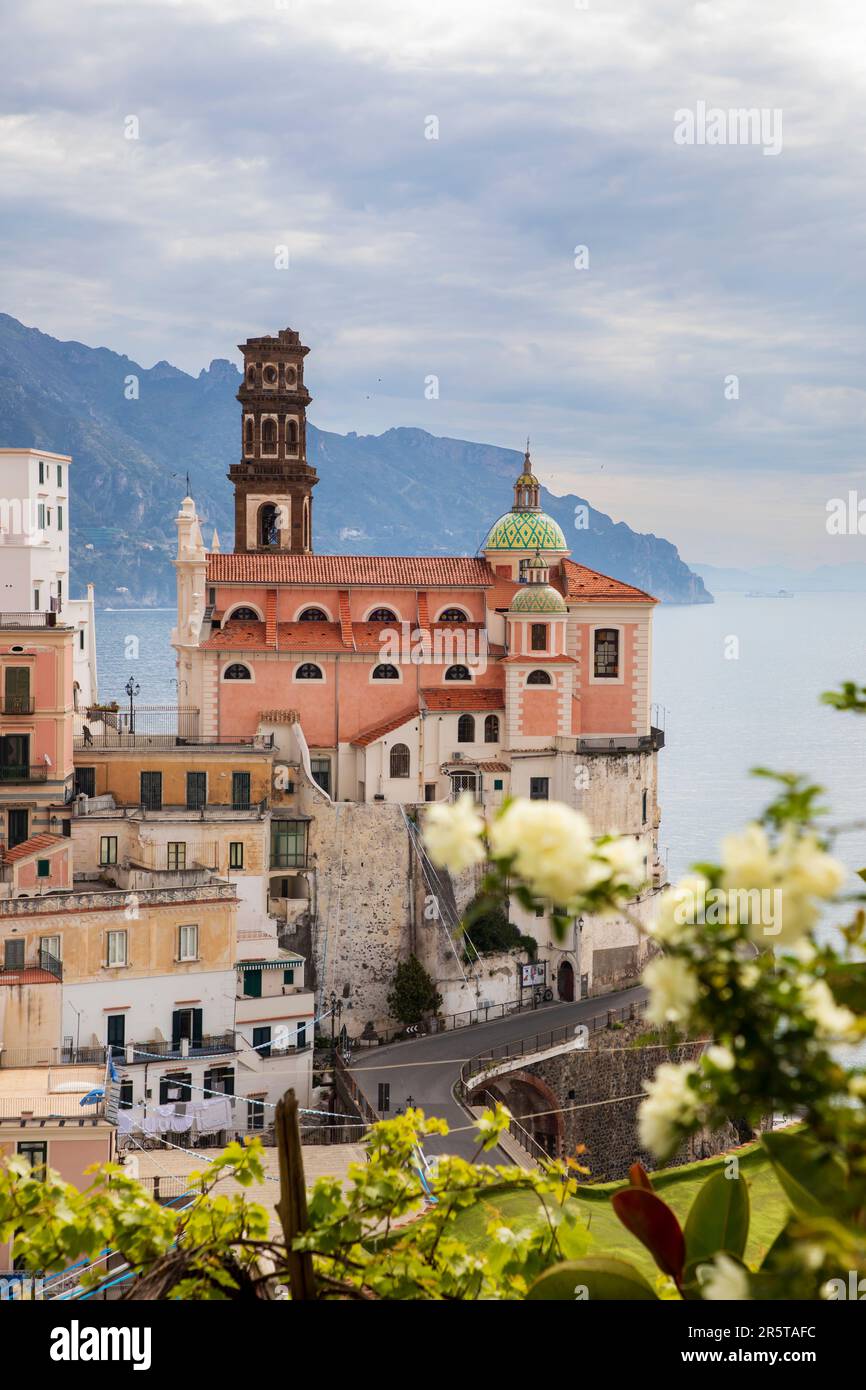 ATRANI, ITALY - APRIL 30th 2023: Scenic view of village Atrani, Italy ...