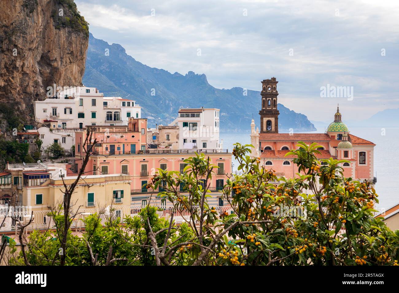ATRANI, ITALY - APRIL 30th 2023: Scenic view of village Atrani, Italy ...