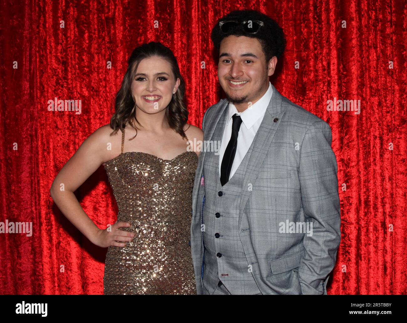 Manchester. UK. Kia Pegg at the British Soap Awards 2023. The Lowry ...