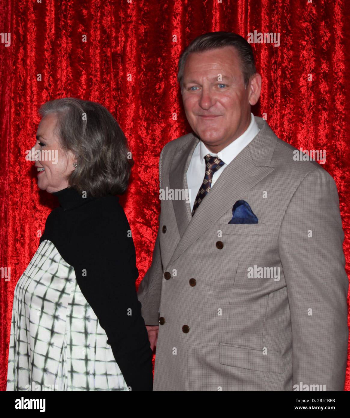 Manchester. UK. Jan Pearson and Chris Walker (r) at the British Soap ...