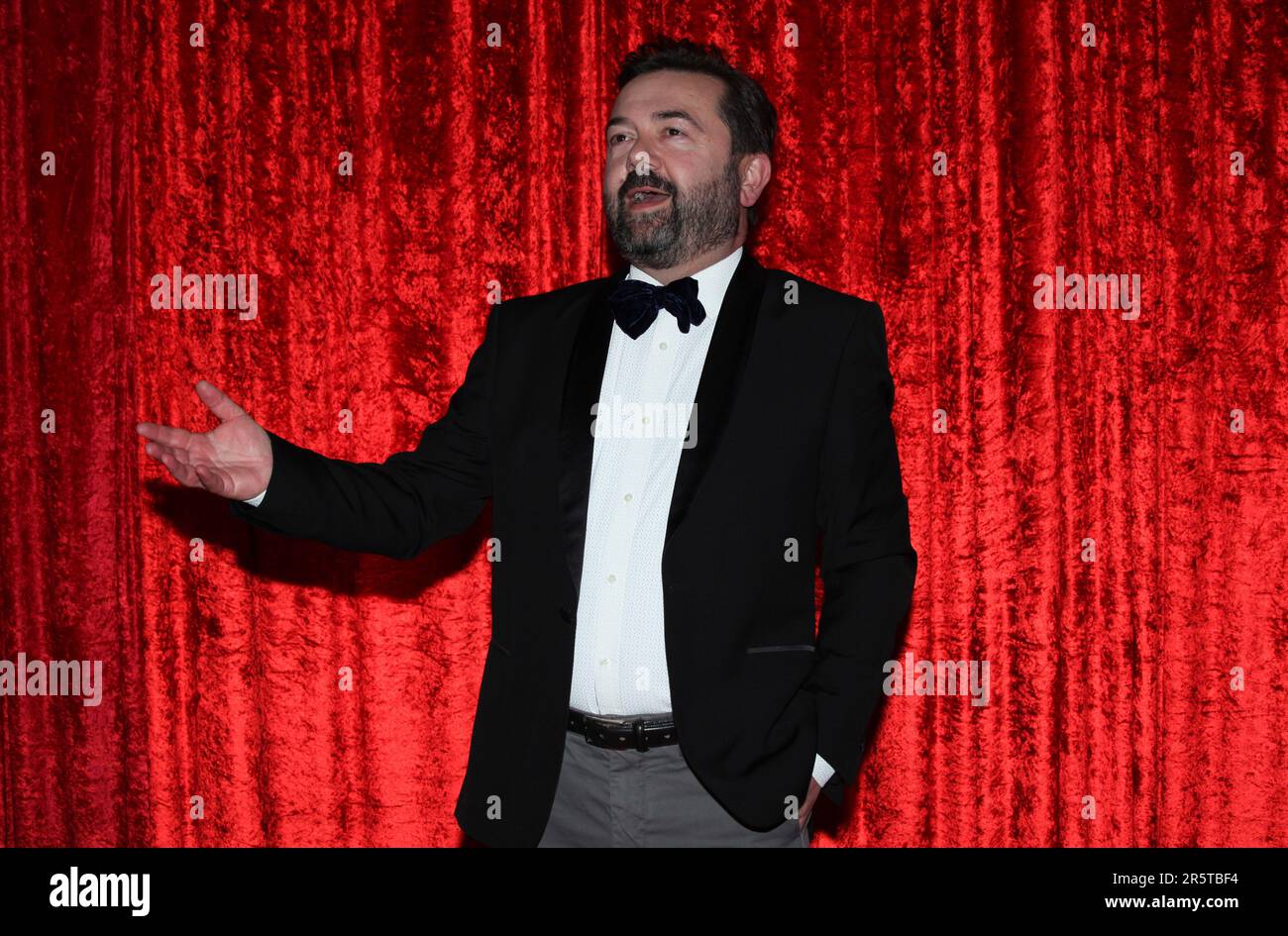 Manchester. UK. Simon Lowe at the British Soap Awards 2023. The Lowry ...