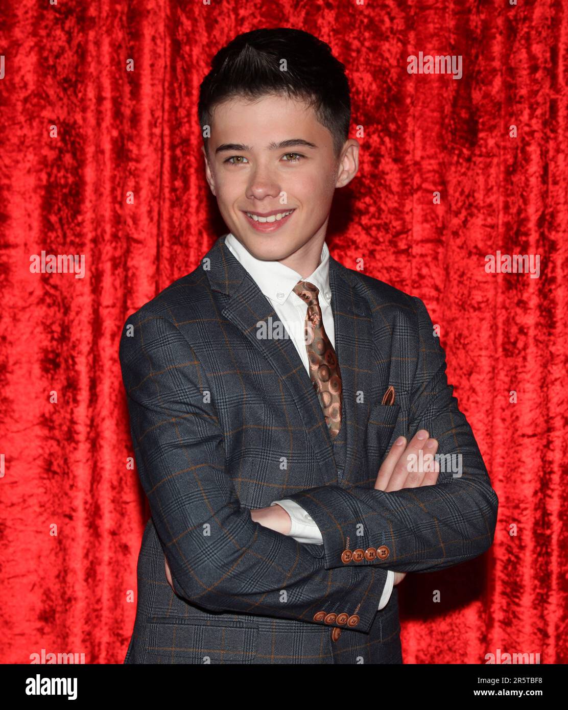 Manchester. UK. Jayden Fox at the British Soap Awards 2023. The Lowry ...