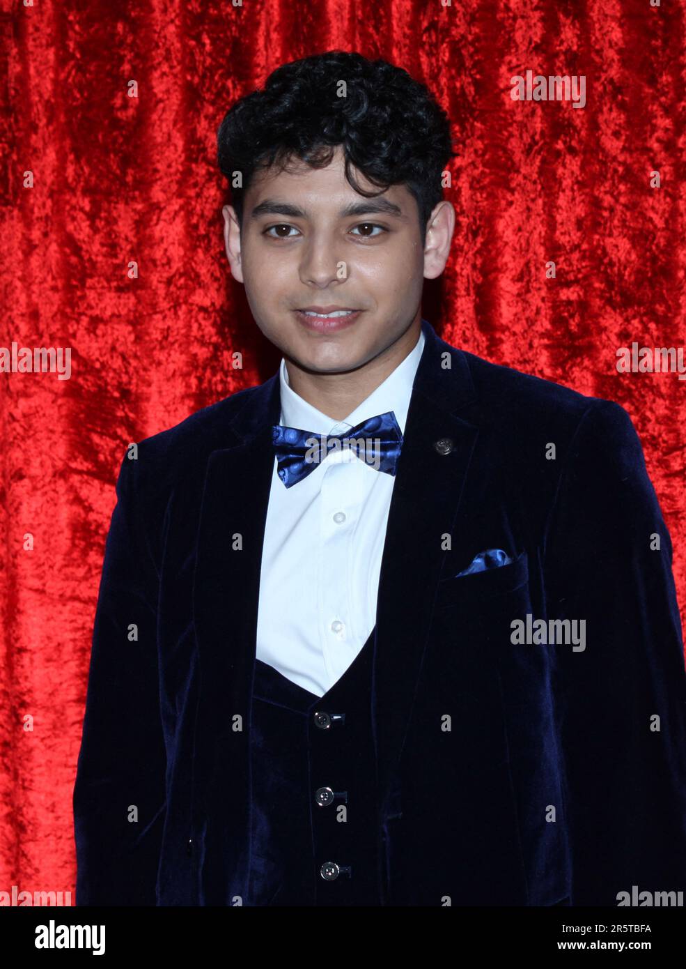 Manchester. UK. Adam Hussein at the British Soap Awards 2023. The Lowry Theatre. 3rd June 2023 ...