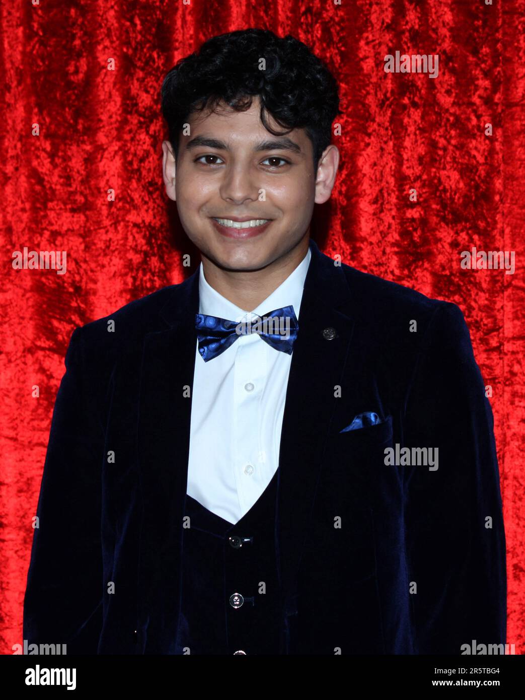 Manchester. UK. Adam Hussein at the British Soap Awards 2023. The Lowry ...