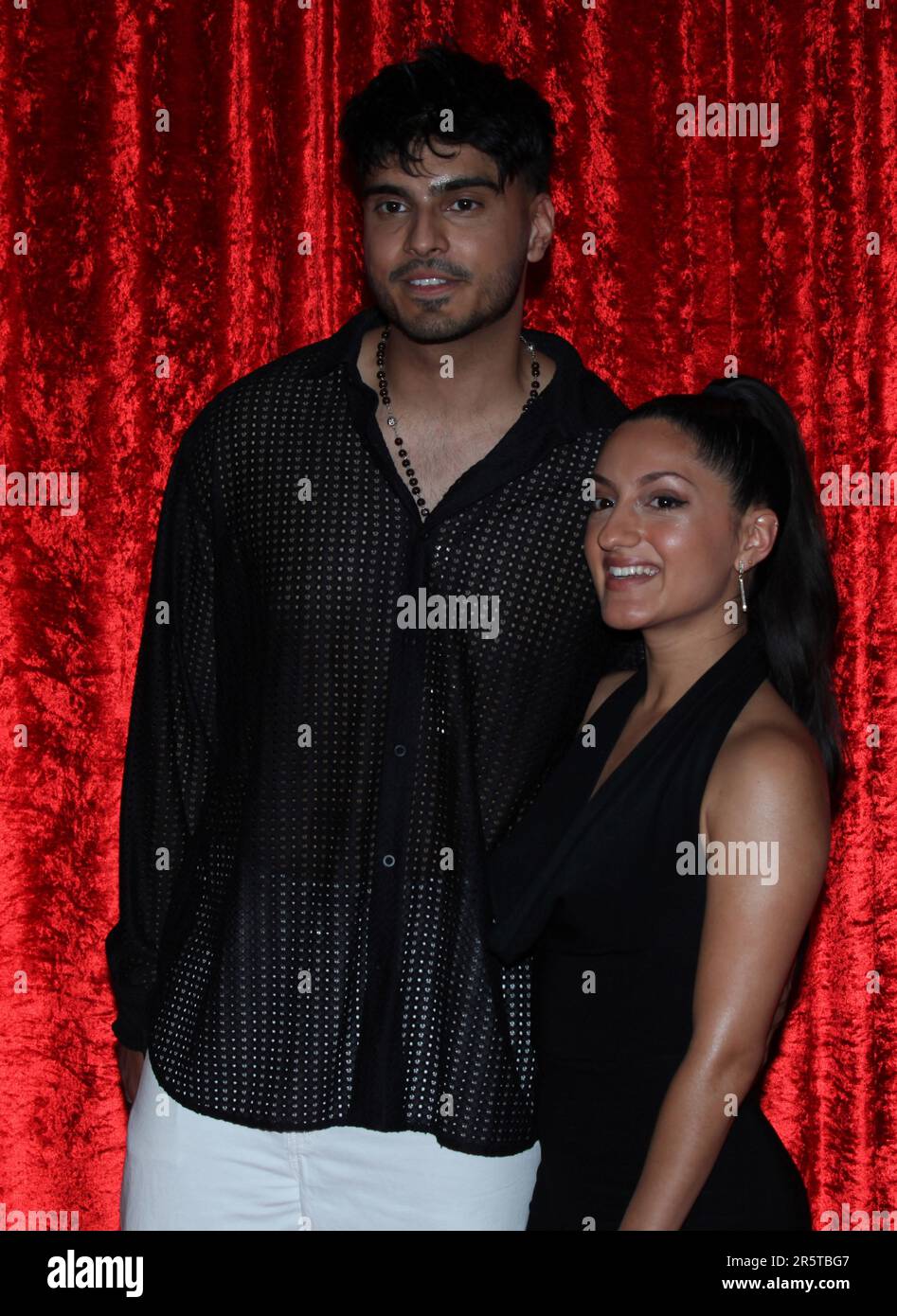 Manchester. UK. Rahul Arya at the British Soap Awards 2023. The Lowry Theatre. 3rd June 2023 ...