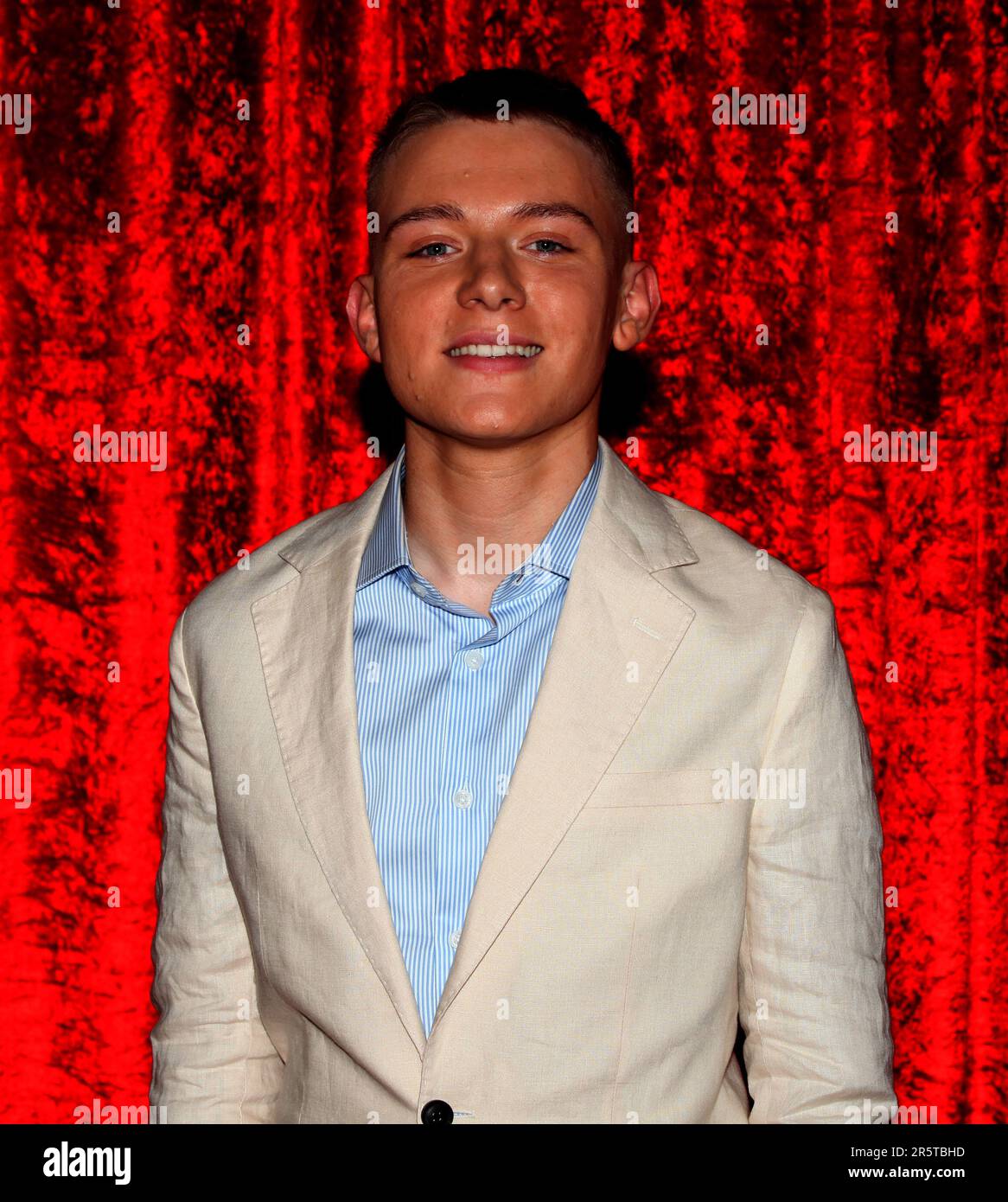 Manchester. UK. Paddy Bever at the British Soap Awards 2023. The Lowry ...