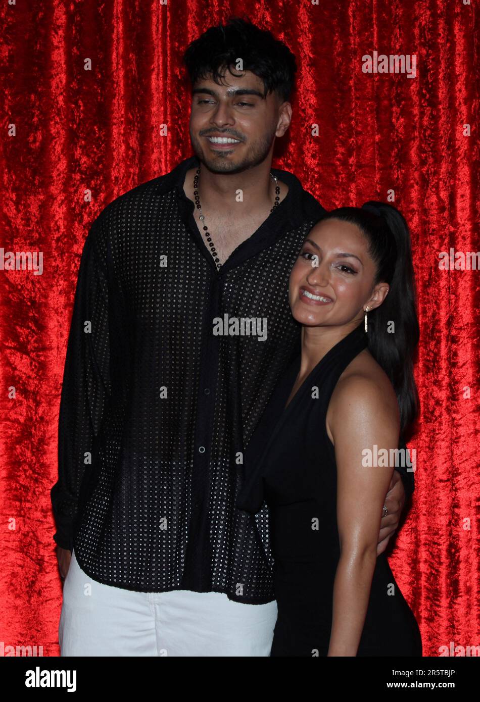 Manchester. UK. Rahul Arya at the British Soap Awards 2023. The Lowry Theatre. 3rd June 2023 ...