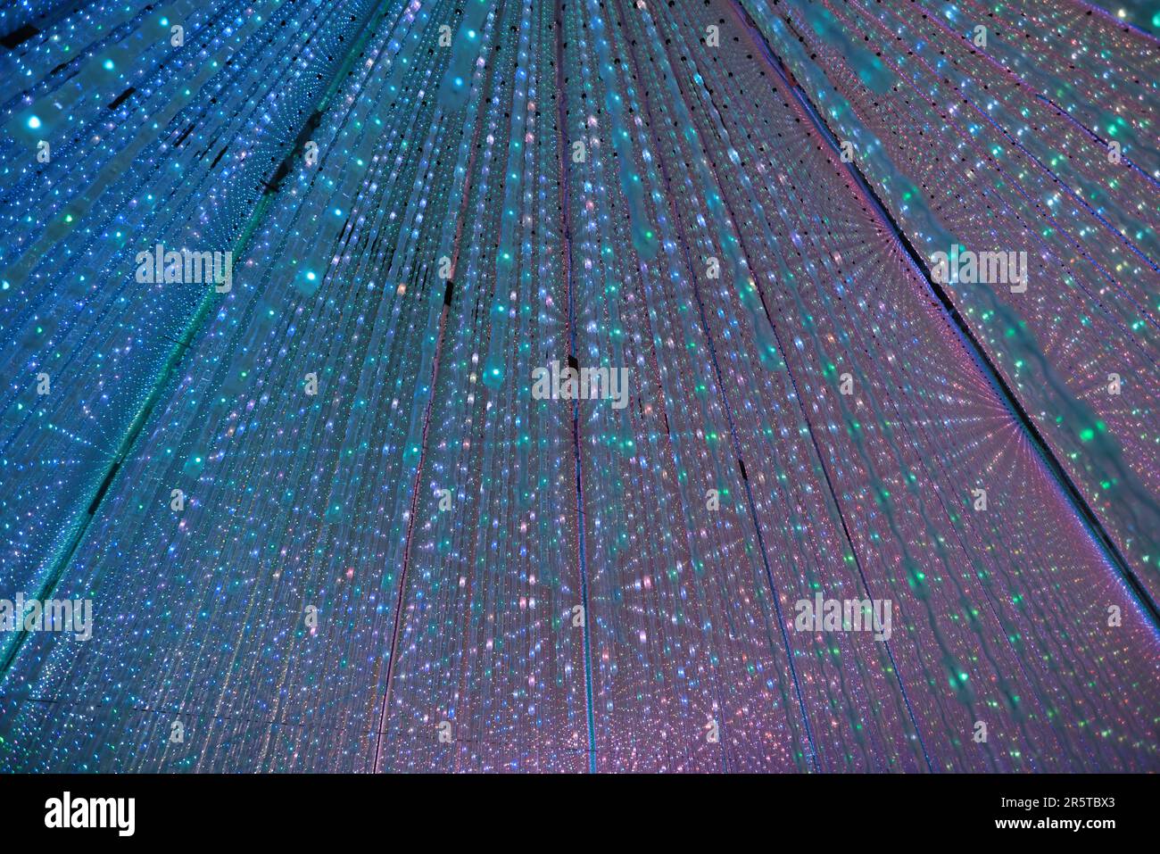 blue and purple LED light show background Stock Photo - Alamy