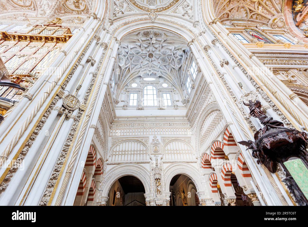 A low angle view of architecture designs of The Mosque Cathedral of ...