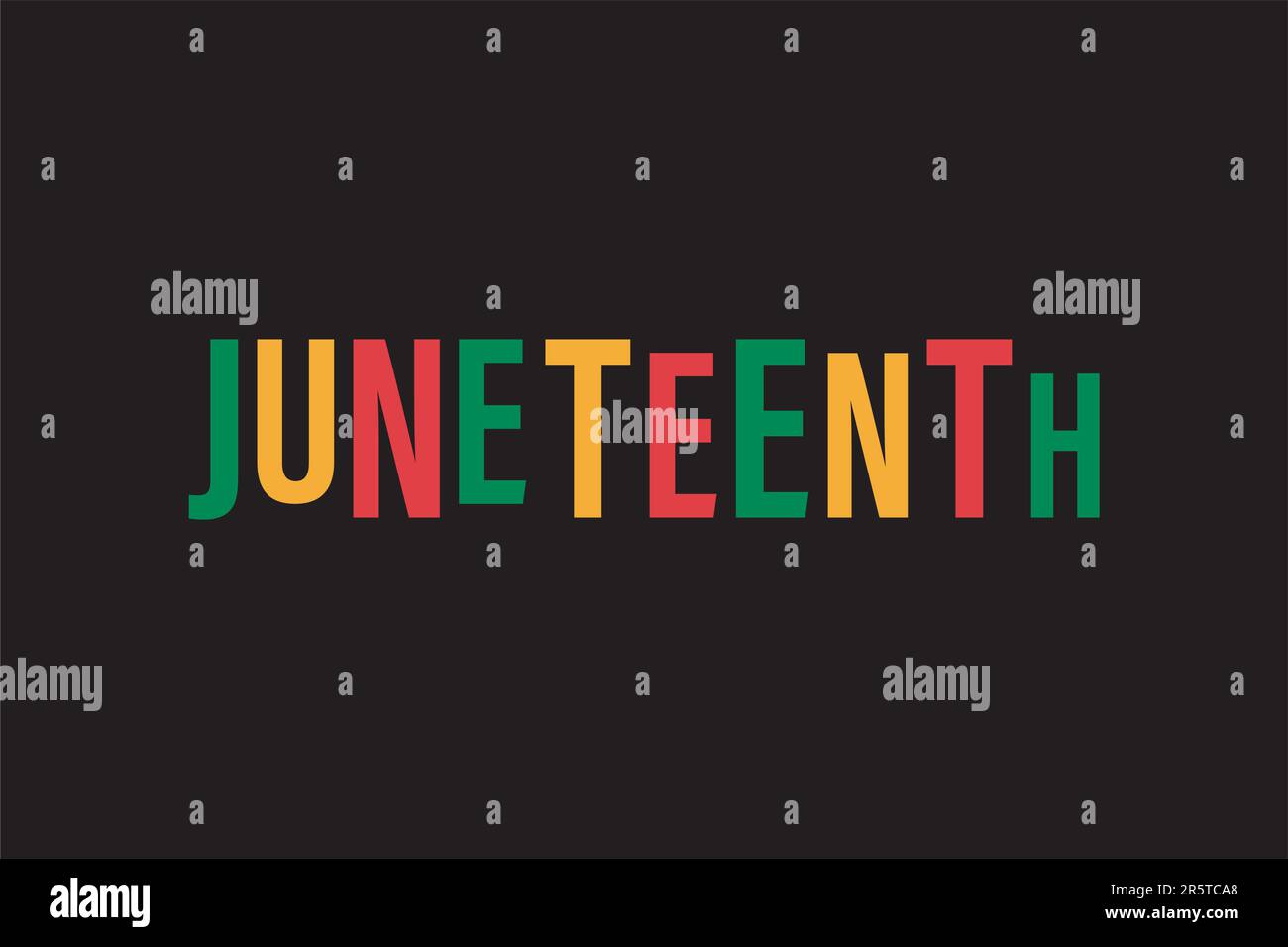 Juneteenth text vector illustration poster Stock Vector Image & Art - Alamy