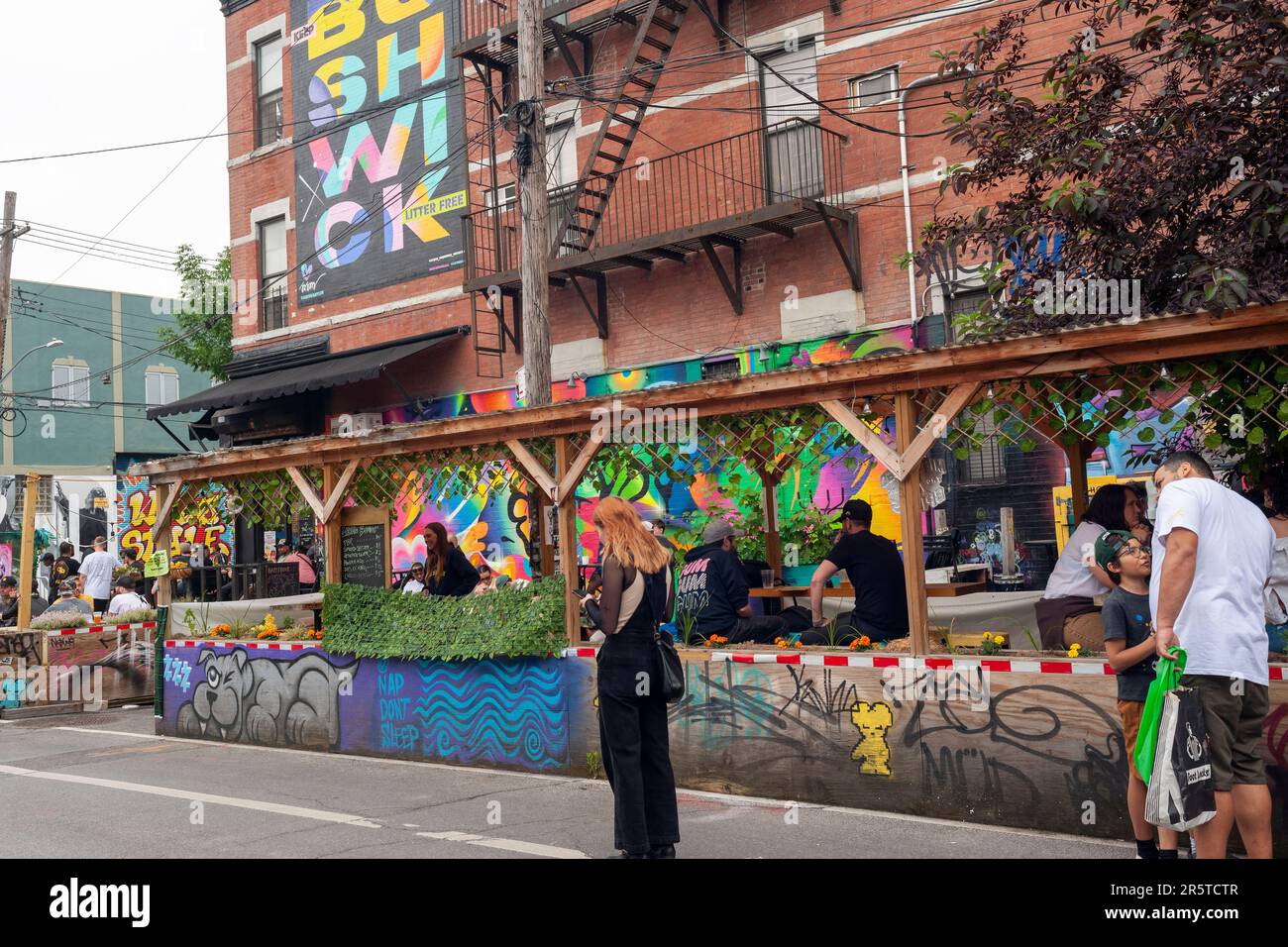 Thousands pour into Bushwick, Brooklyn in New York for the annual ...