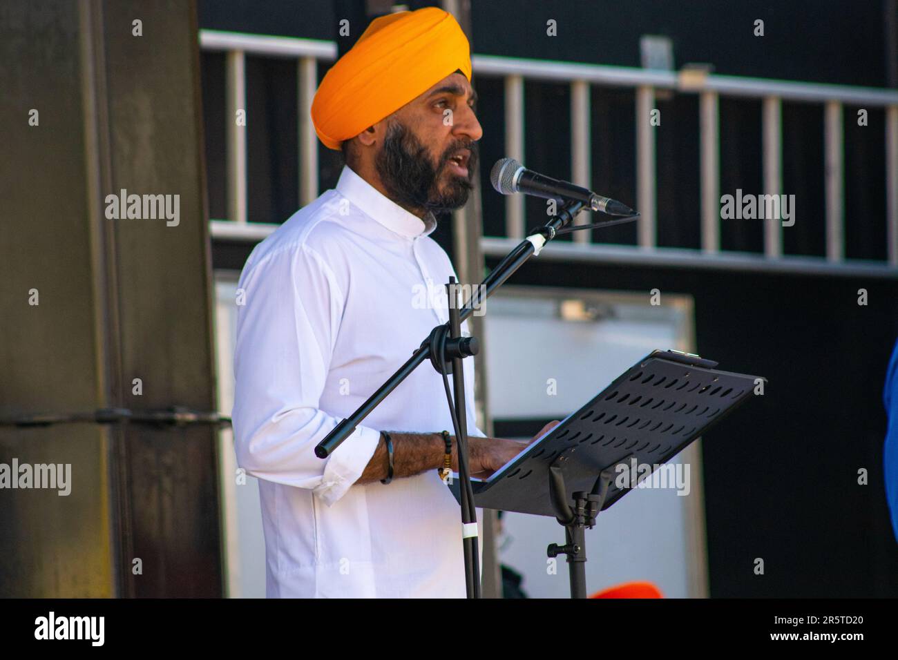 London, United Kingdom - June 4th 2023: Sikh diaspora in the UK held a ...