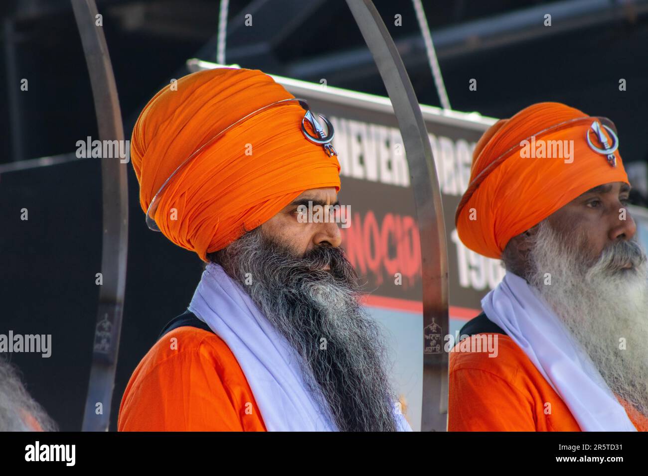 London, United Kingdom - June 4th 2023: Sikh diaspora in the UK held a ...