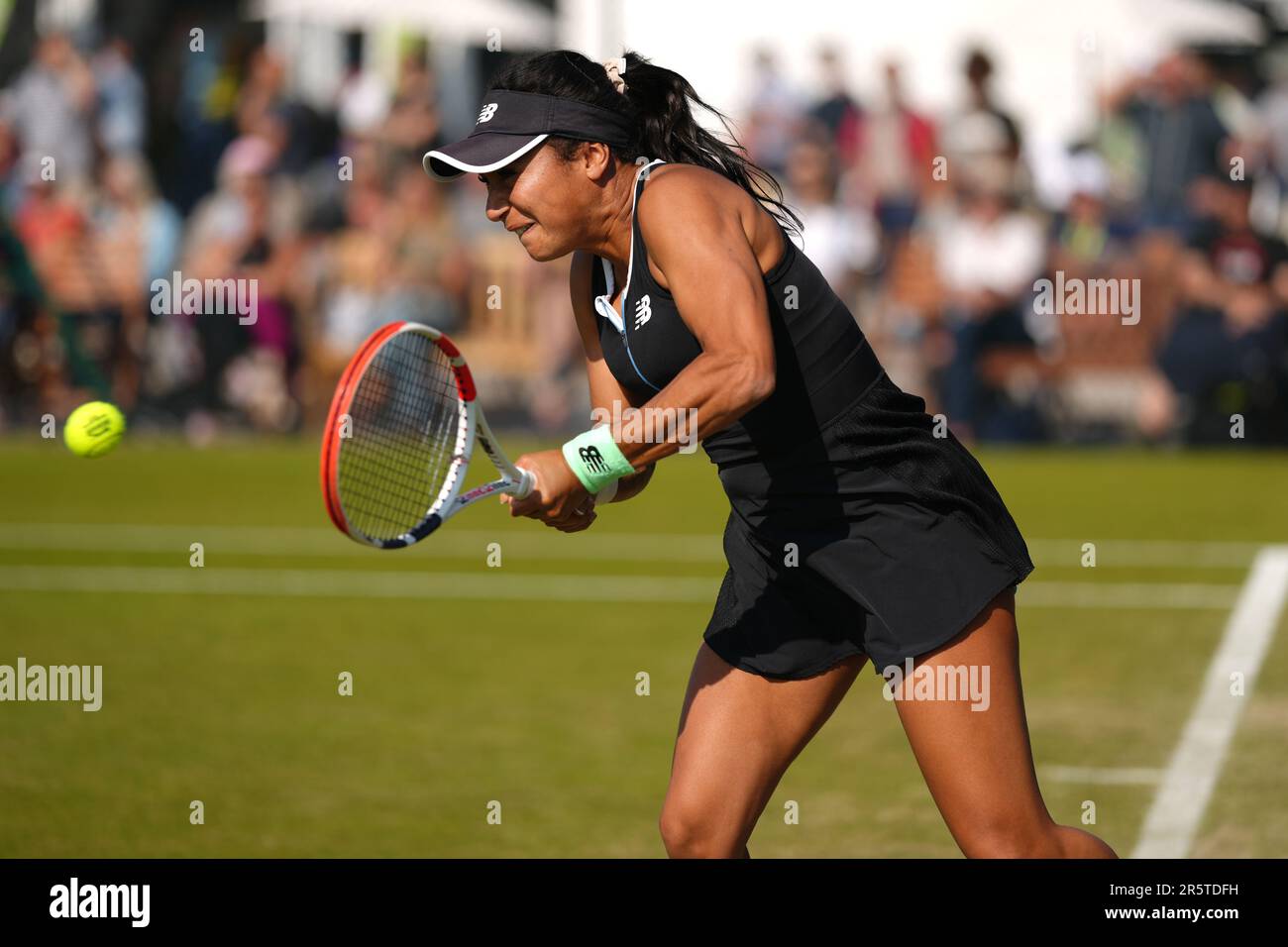 Great Britain's Heather Watson in action in the Women's Doubles 1st ...