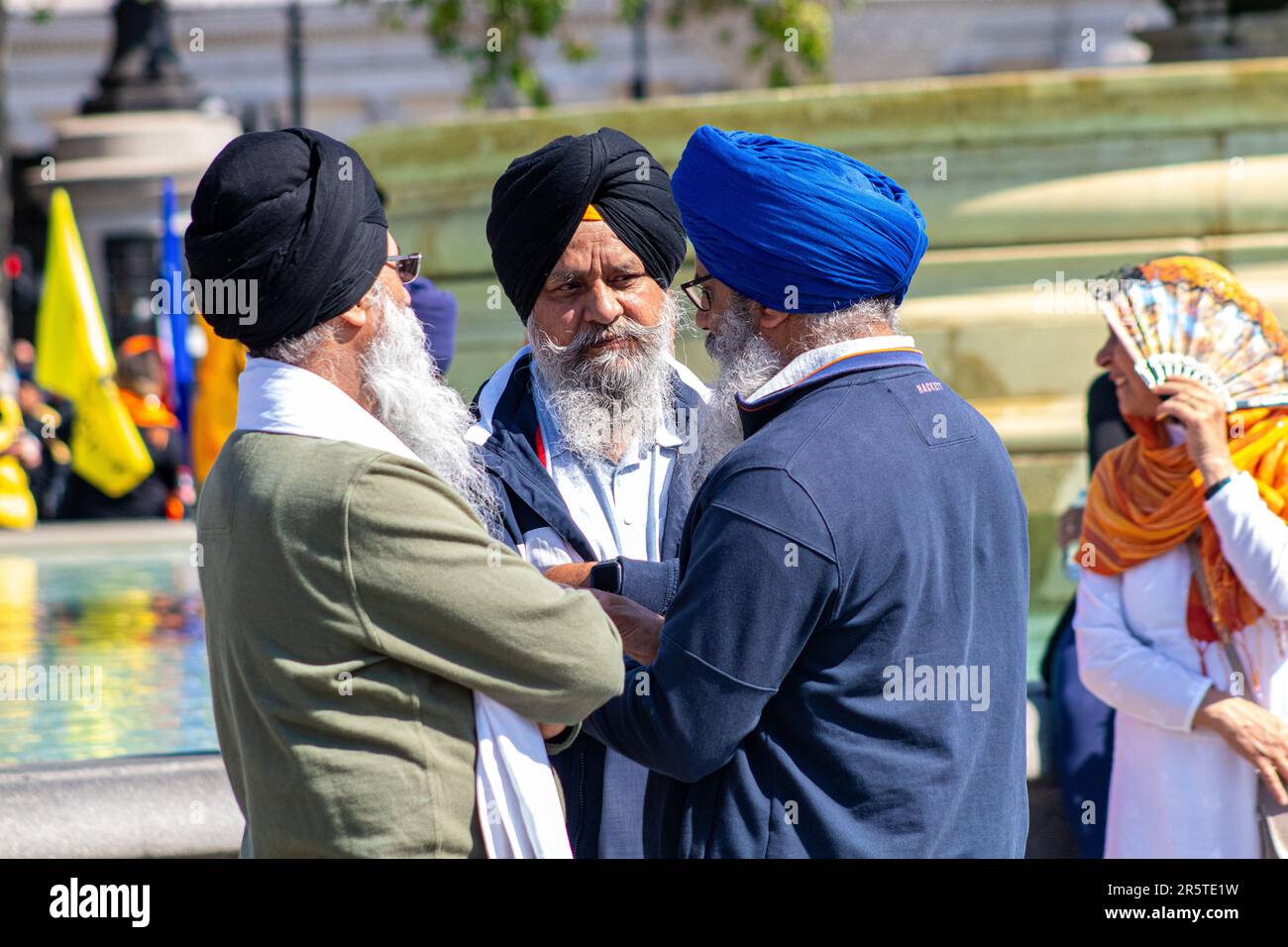 London, United Kingdom - June 4th 2023: Sikh diaspora in the UK held a ...