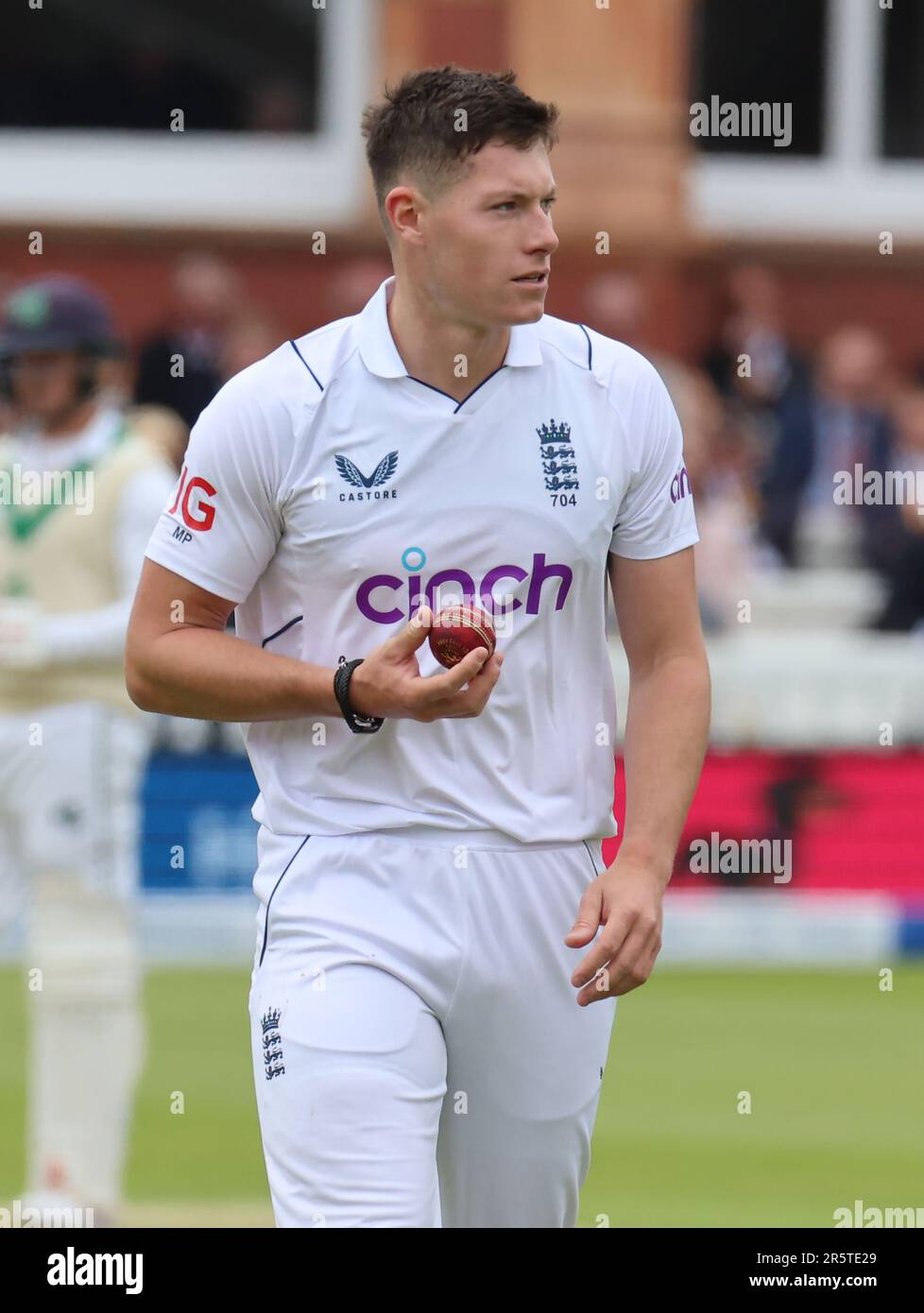 England's Matthew Potts during Test Match Series Day One of 4 match ...