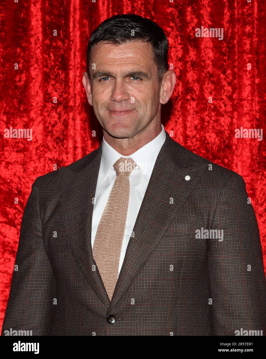 Manchester. UK. Scott Maslen at the British Soap Awards 2023. The Lowry ...
