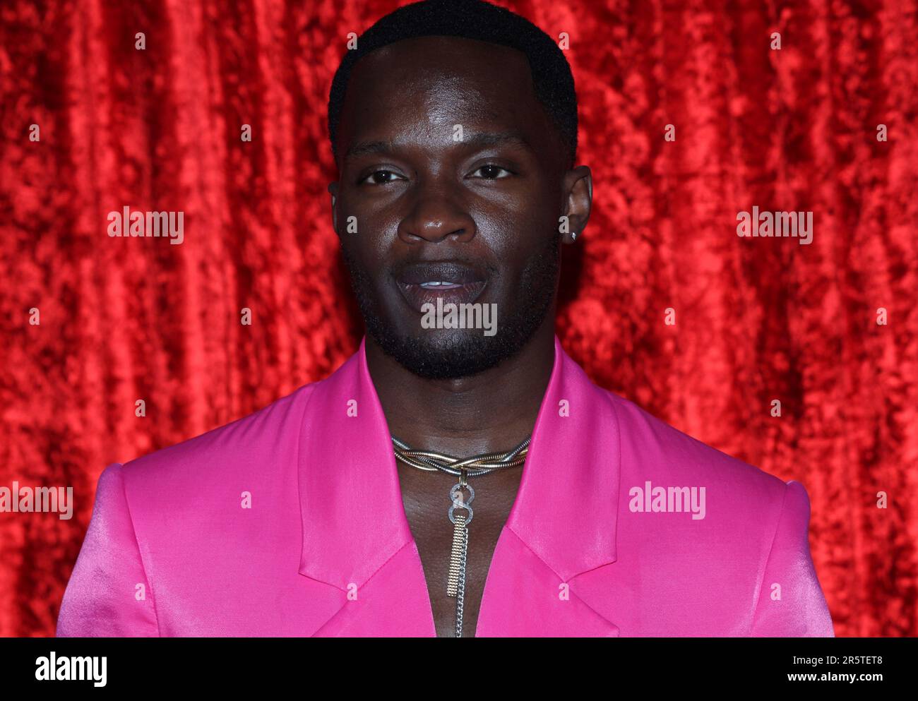 Manchester. UK. Ashley Byam at the British Soap Awards 2023. The Lowry ...