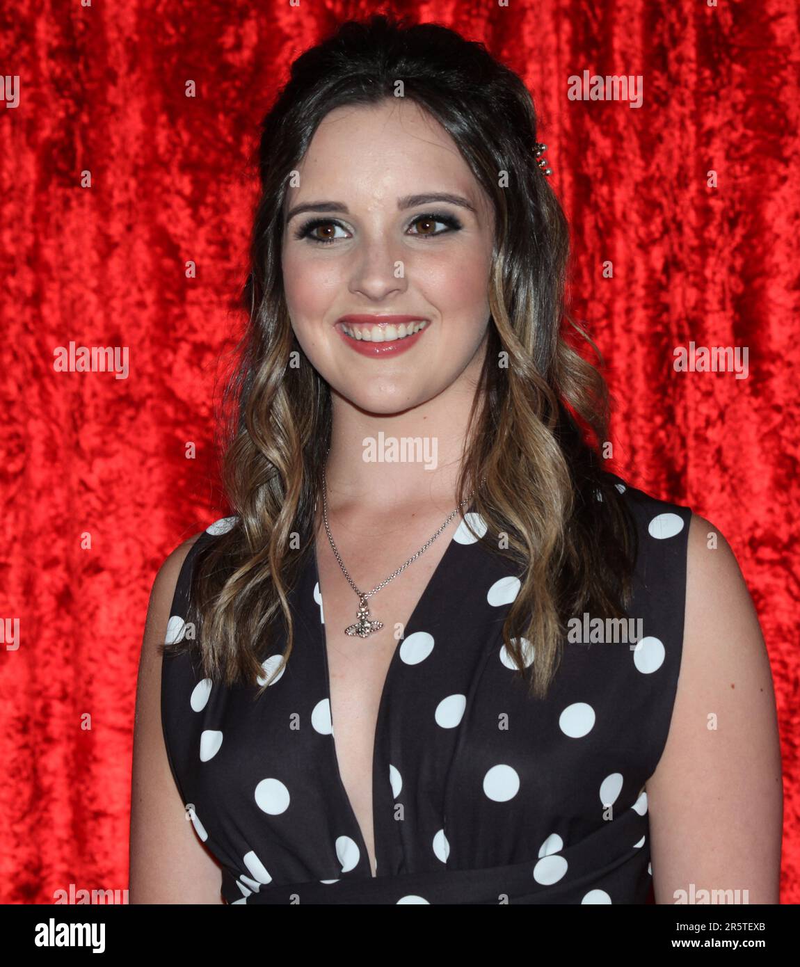 Manchester. UK. Elle Mulvaney at the British Soap Awards 2023. The ...