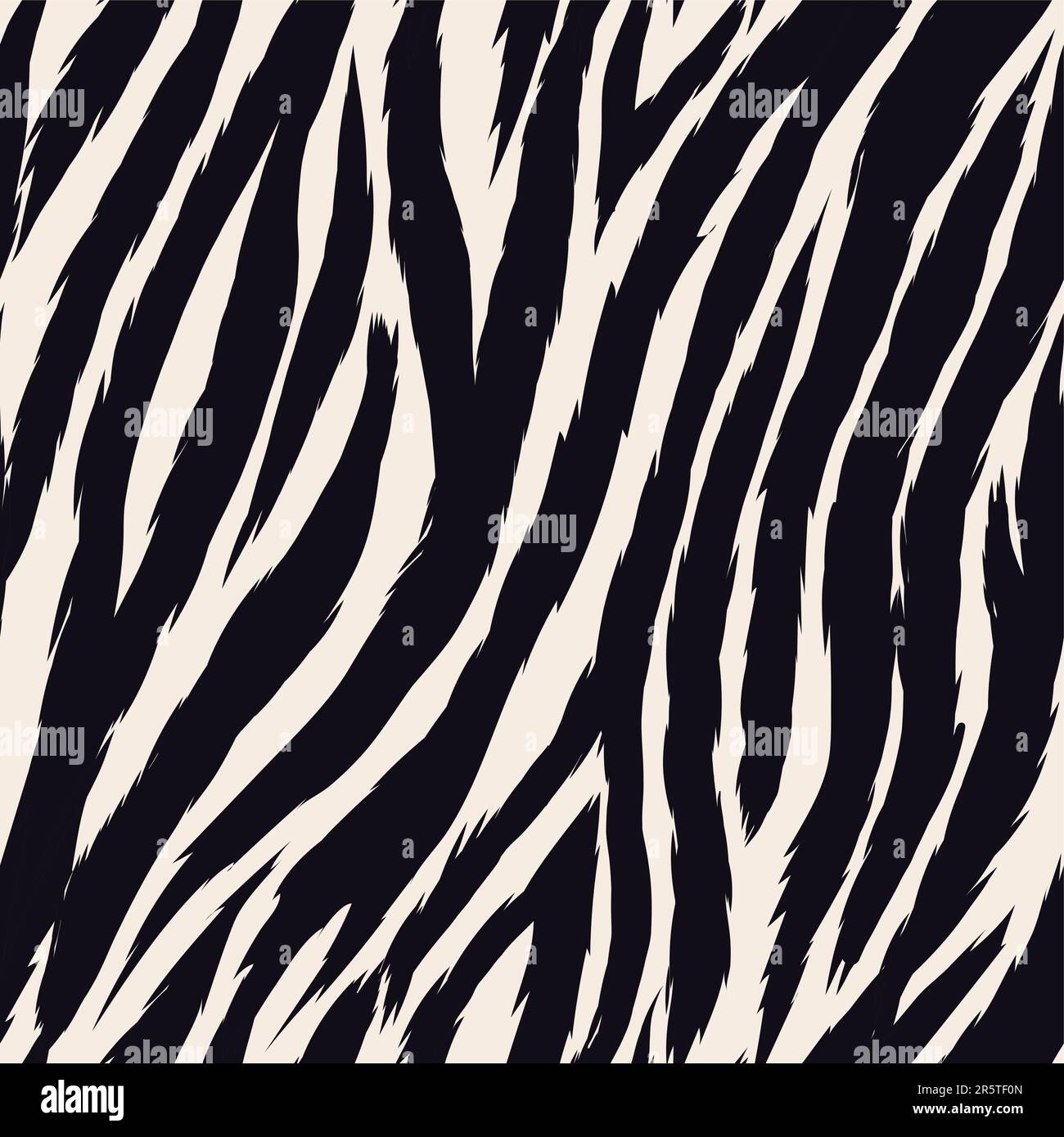 Seamless zebra skin pattern. Vector exotic african animal texture Stock ...