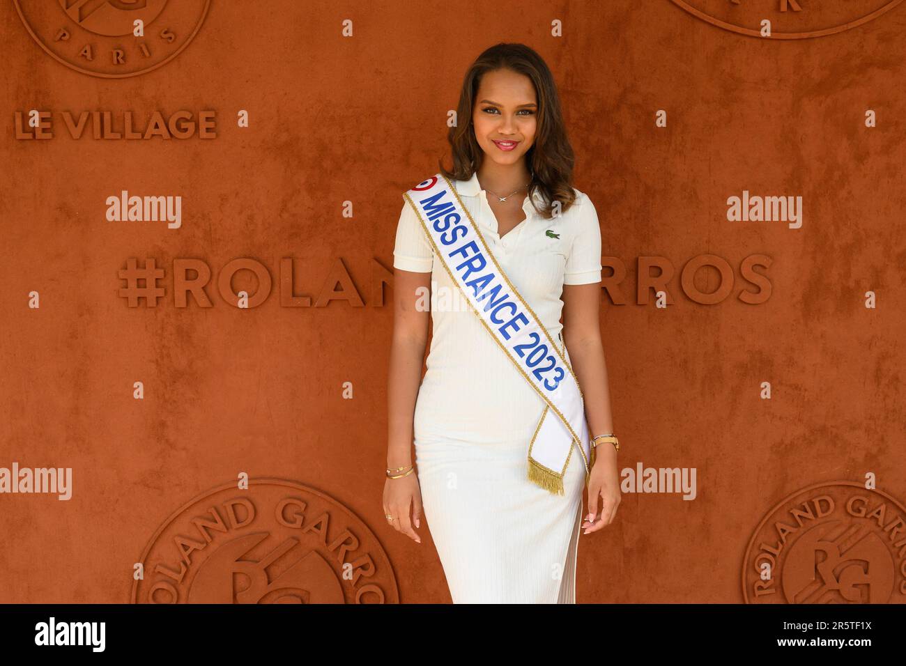 Indira Ampiot, Miss, France. , . French Open at Roland Garros on June 5 ...