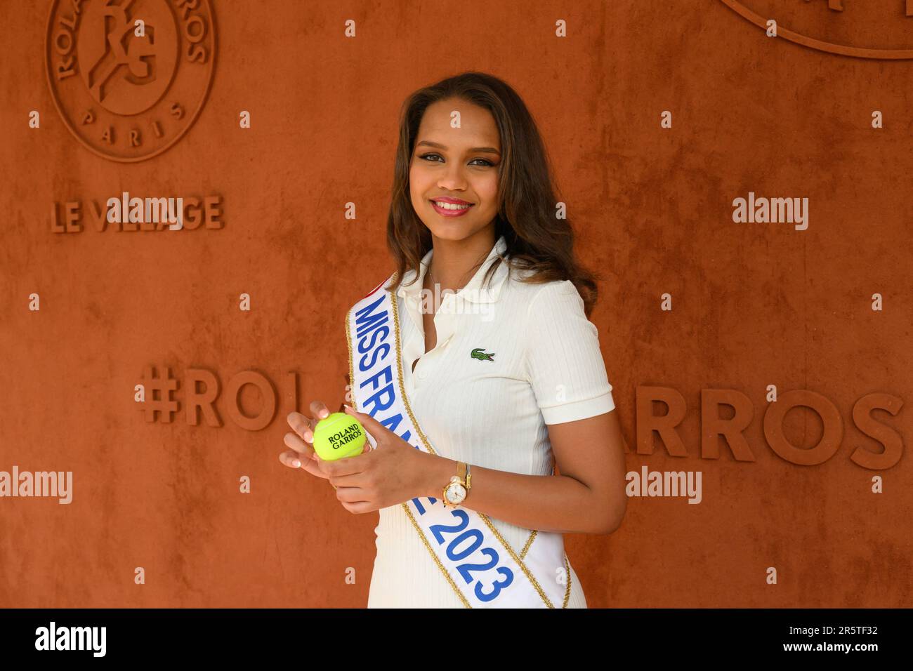 Indira Ampiot, Miss, France. , . French Open at Roland Garros on June 5 ...
