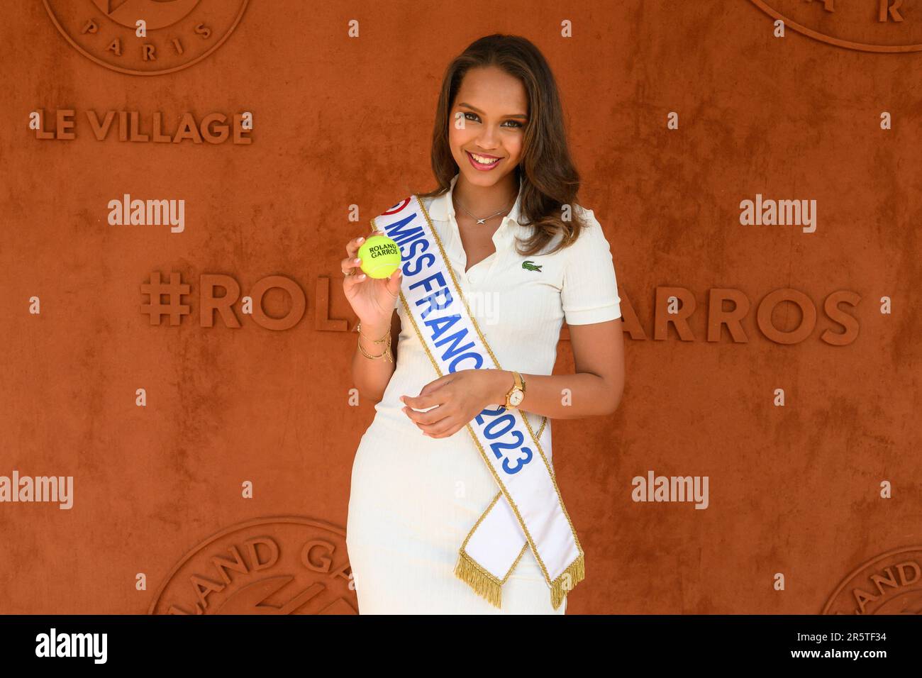 Indira Ampiot, Miss, France. , . French Open at Roland Garros on June 5 ...